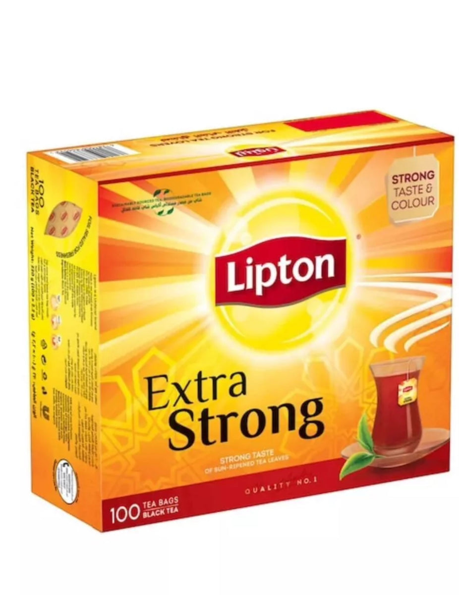 Tea Lipton Extra Strong Chai 200g 100 Tea Bags – Kichri Store